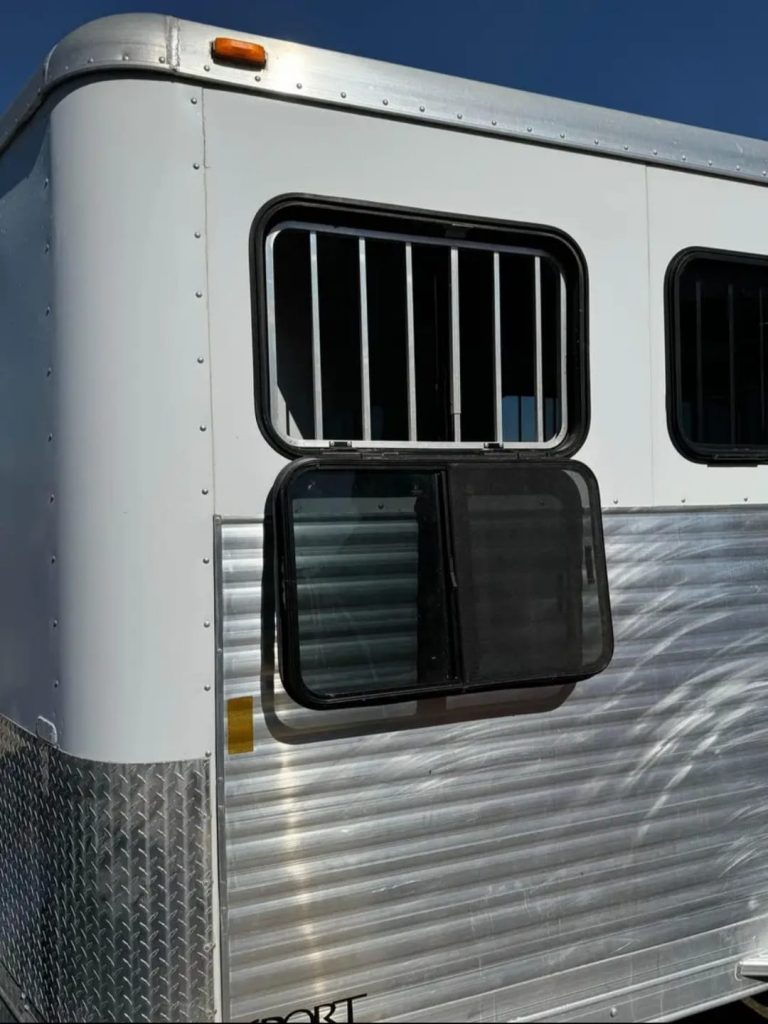 2008 Exiss Sport ES 30B 3 Horse Slant Horse Trailer